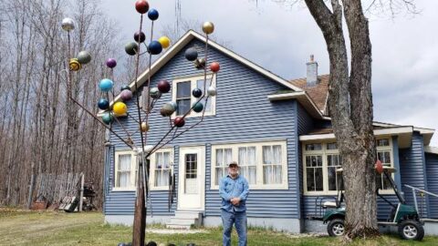 Hulbert bowling ball tree brings joy